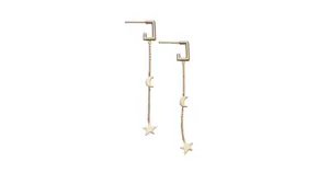 Star Drop Earrings