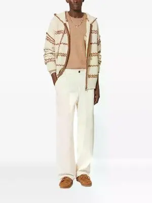 MARANT Ilyan Cotton Trousers - Neutrals