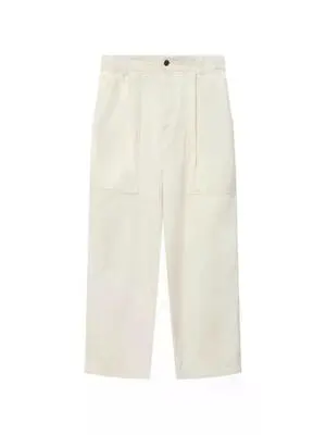MARANT Ilyan Cotton Trousers - Neutrals