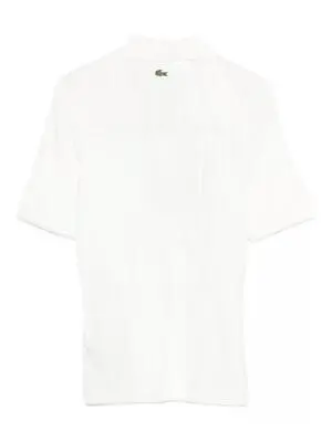Lacoste Openwork Chest-pocket Polo Top