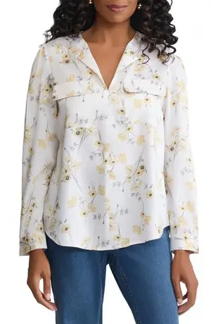 Jones New York Long Sleeve Blouses