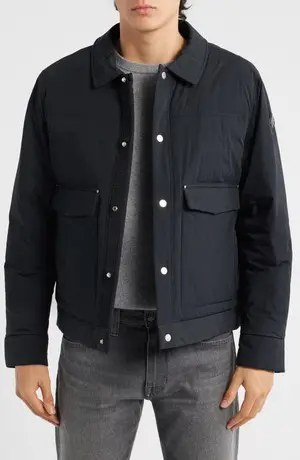 Moose Knuckles Brixton Down Trucker Jacket - Black