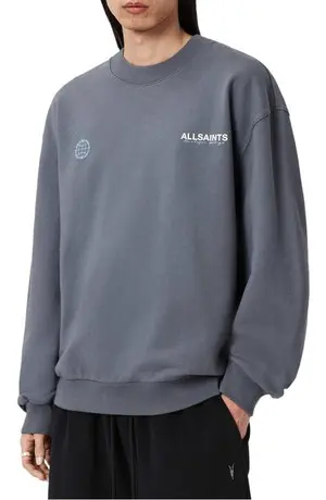 ALLSAINTS Emblem Graphic Sweatshirt
