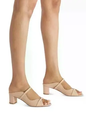 MALONE SOULIERS Norah Leather Sandals - Neutrals