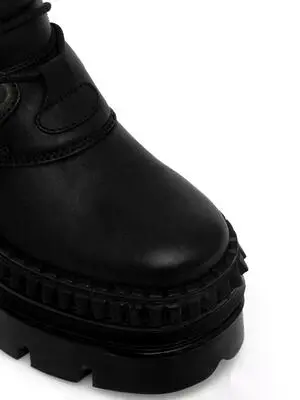 NEW ROCK Buckle Platform Boots