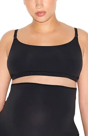 SKIMS 2-pack Fits Everybody Maternity/nursing Bralettes - Onyx