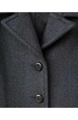 Mango Wool-blend Coat - Grey