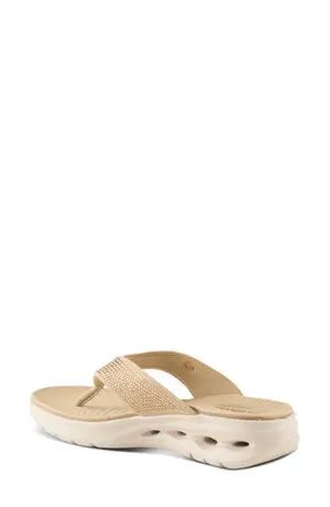 SPRING STEP SHOES Gorski Platform Flip Flop - Beige