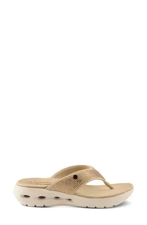 SPRING STEP SHOES Gorski Platform Flip Flop - Beige