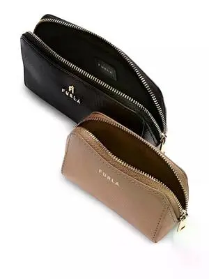 Furla Logo-detail Makeup Bag - Black