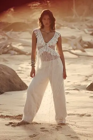 Free People Rosy Days Maxi Slip