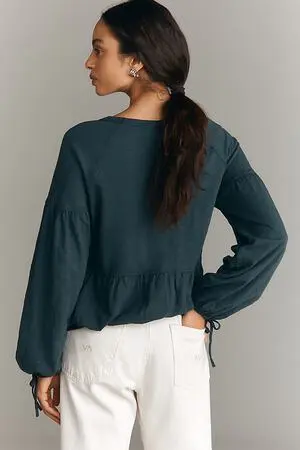 Wilt Wide Neck Long Sleeve Top