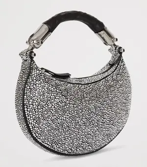 Balmain Mini Embellished Top-handle Bag
