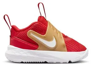 Nike Team Hustle D 12 - University Red/metallic Gold/bright Crimson