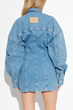 Attico Denim Mini Dress - Blue