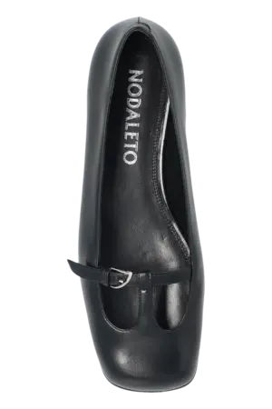 NODALETO Leather Ballerina Flats