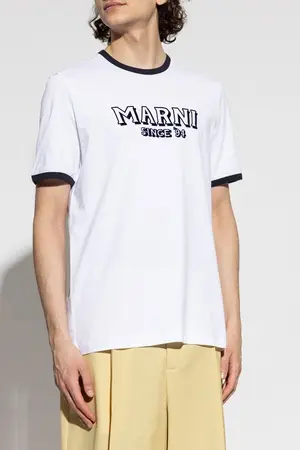 Marni T-shirt With Logo - White