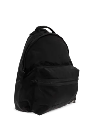 Stone Island Backpack With Logo Patch - Black