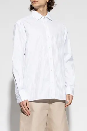 JW Anderson Shirt With Stripe Pattern - Blue