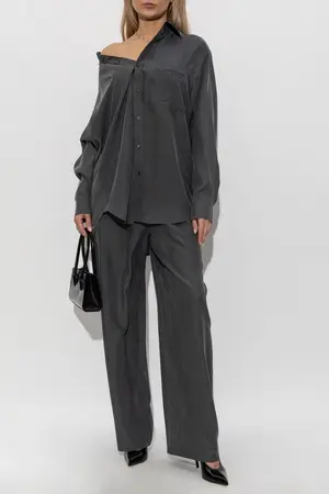 Alexander Wang Silk Shirt With Logo