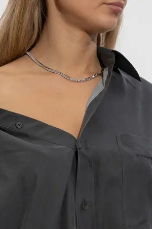 Alexander Wang Silk Shirt With Logo