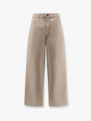 RÓHE Cotton Wide Leg Trousers