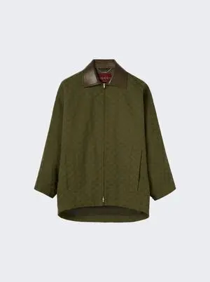 Gucci Canvas Bomber Jacket