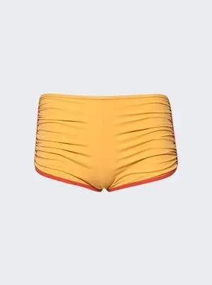 Christopher Esber Oasis Ruched Swim Boyshort - A