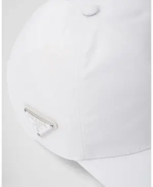 Prada Re-nylon Baseball Cap - White