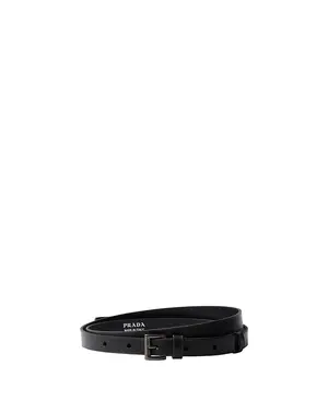 Prada Leather Belt Black