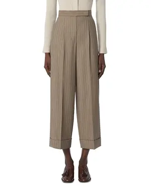 Max Mara Pinstriped Pants For Women