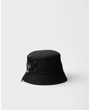 Prada Speedrock Re-nylon Bucket Hat - Black