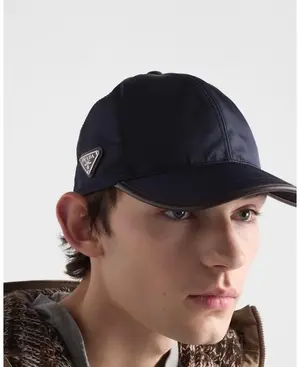 Prada Speedrock Re-nylon Baseball Cap - Blue