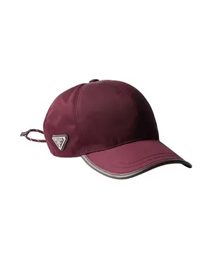 Prada Speedrock Re-nylon Baseball Cap - Burgundy
