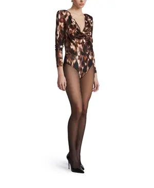 Bcbgmaxazria Printed Bodysuit