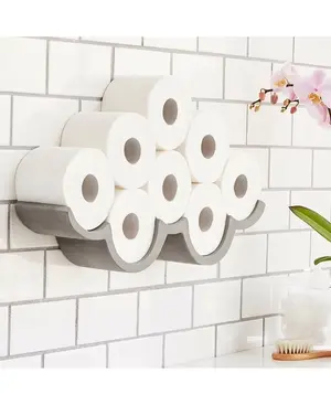 UNCOMMON GOODS Cloudy Day Toilet Paper Storage