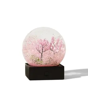 UNCOMMON GOODS Cherry Blossom Snow Globe Coolsnowglobes - Pink