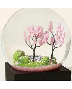 UNCOMMON GOODS Cherry Blossom Snow Globe Coolsnowglobes