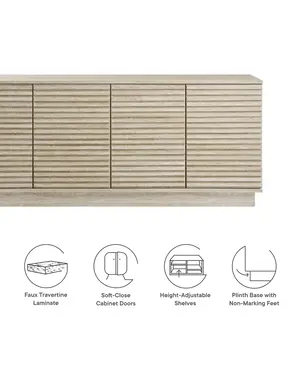 MODWAY Render 70 Faux Sideboard Cabinet Tv Stand