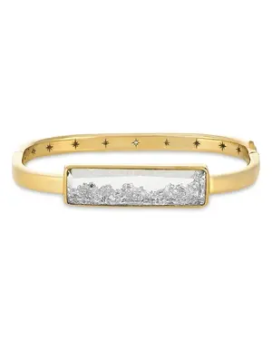 Moritz Glik 18k Yellow Diamond Core Bangle Bracelet - Gold