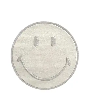 MAISON DEUX Smiley Rug - White Natural