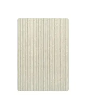 MAISON DEUX Solid Stripe Rug 48 X 72 - Off-white