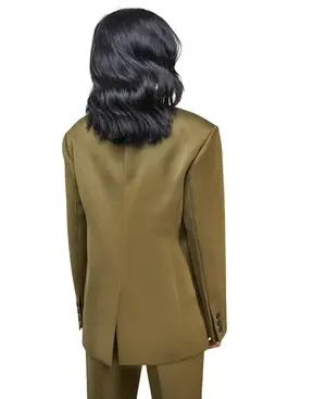 WAREHOUSE Premium Satin Oversized Blazer