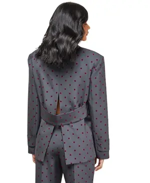 WAREHOUSE Velvet Spot Blazer