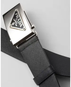 Prada Saffiano Leather Belt