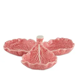 BORDALLO PINHEIRO Cabbage Olive Dish - Pink