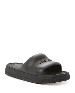 Women's Black Slides