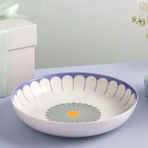 VILLEROY & BOCH Fleur Couleur Low Serving Bowl