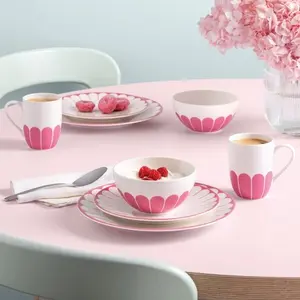 VILLEROY & BOCH Fleur Bleu Dinner Plate - Pink