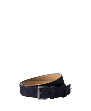 Prada Suede Belt - Blue